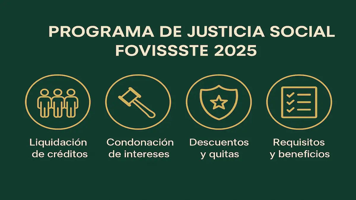 Programa de Justicia Social FOVISSSTE 2025